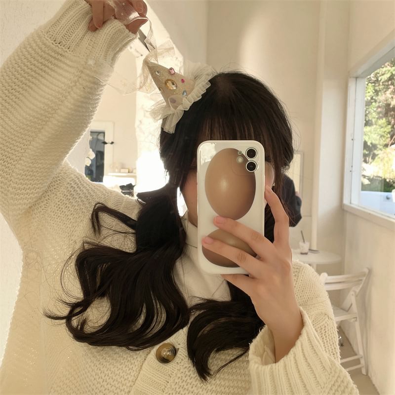 Rhinestone Mesh Party Hat Hair Clip – KawaiiMoriStore