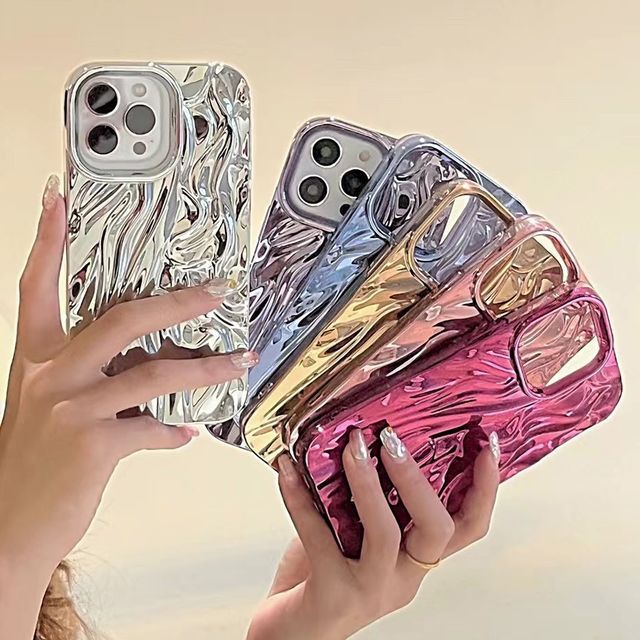 Textured Metallic Phone Case – KawaiiMoriStore