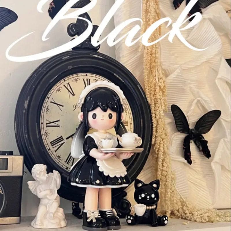 Black Maid and Cat Doll - Lovesickdoe – KawaiiMoriStore