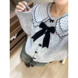 Collared Ribbon Accent Button – KawaiiMoriStore