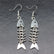 Fish Bone Drop Earrings – KawaiiMoriStore