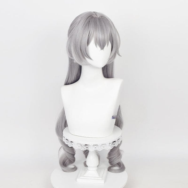 Honkai Star Rail Bronia Cute Long Curly Gray Wig ON827 – KawaiiMoriStore
