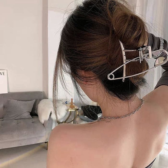 Huge Safety Pin Hair Claw – KawaiiMoriStore