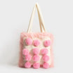 Pink Plush Ball Bag – KawaiiMoriStore