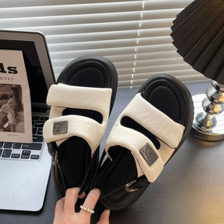 Platform Two Tone Sandals – KawaiiMoriStore