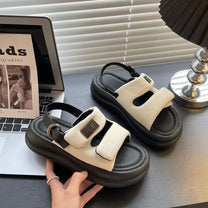 Platform Two Tone Sandals – KawaiiMoriStore