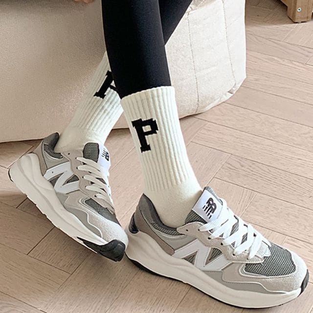 Set of 4 Pairs: Lettering Ribbed Socks – KawaiiMoriStore