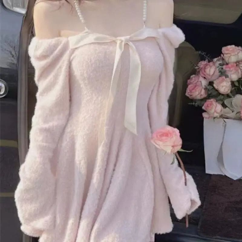 Sweet Pink Elegant Dress K19372 – KawaiiMoriStore