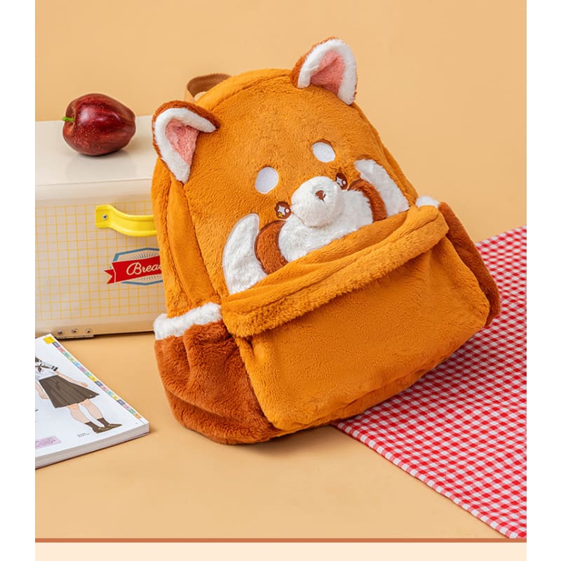 Sweet Red Panda Plushie Backpack – KawaiiMoriStore