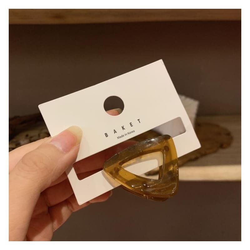 Triangle Acrylic Hair Clamp – KawaiiMoriStore