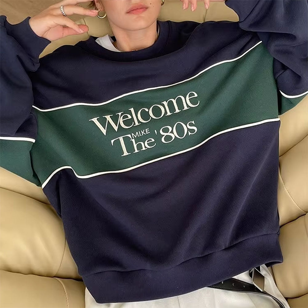 Welcome The 80's Sweatshirt – KawaiiMoriStore
