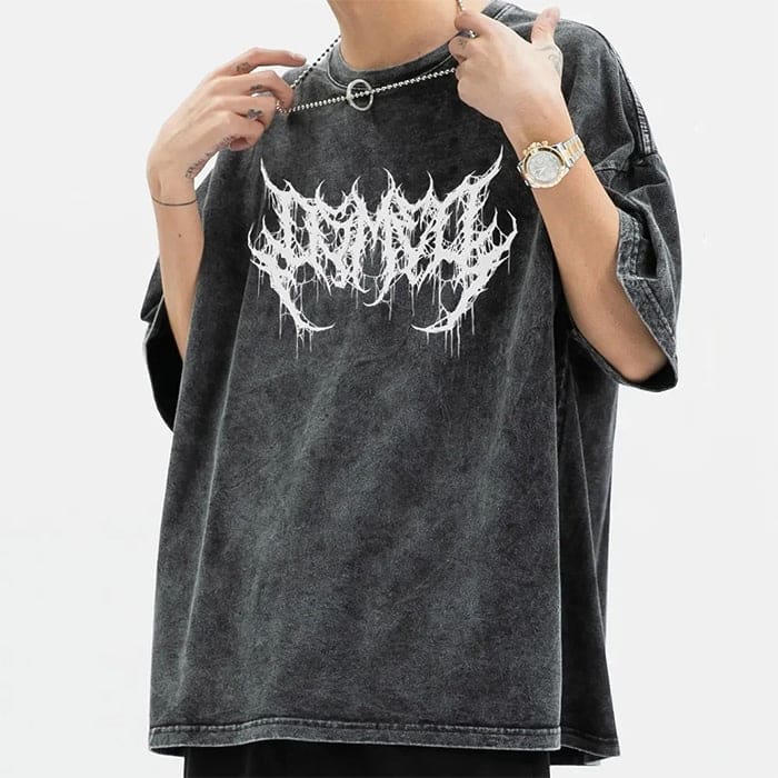 Y2K Washed T-Shirt – KawaiiMoriStore