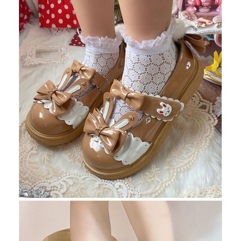 Yellow Brown Lolita Style Doll Shoes - Lovesickdoe – KawaiiMoriStore